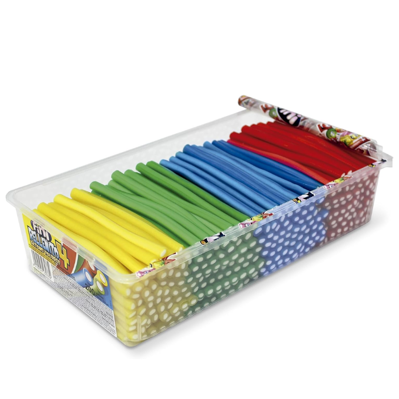 Regalices 4 Colores | Caja Multicolor para mesa dulces