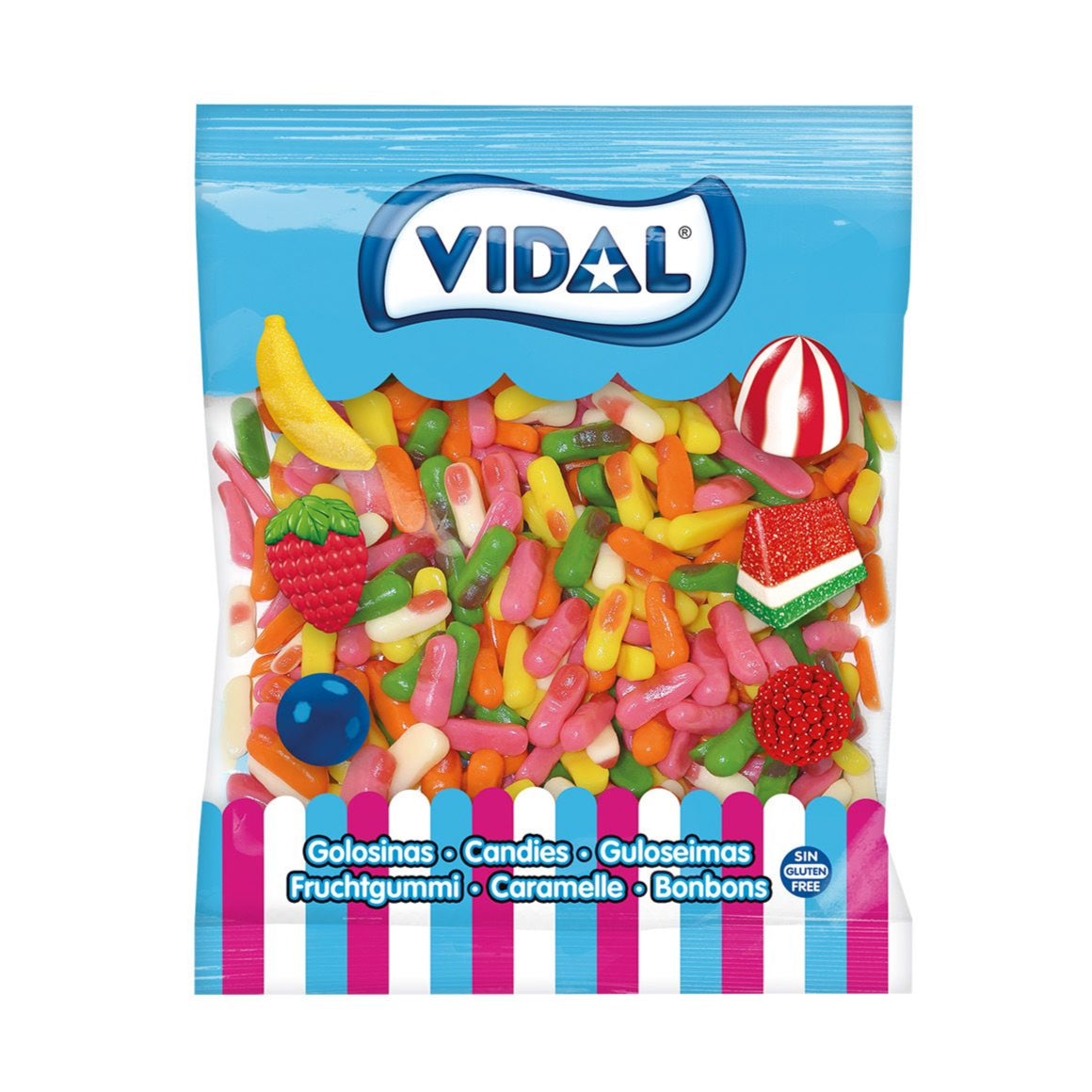 Mini Dedos Brillo Vidal (1KG)